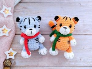 Amigurumi little plush tiger free pattern | Amigurumi Space